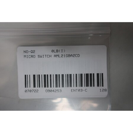 Micro Switch Pushbutton AML21GBA2CD | Zoro